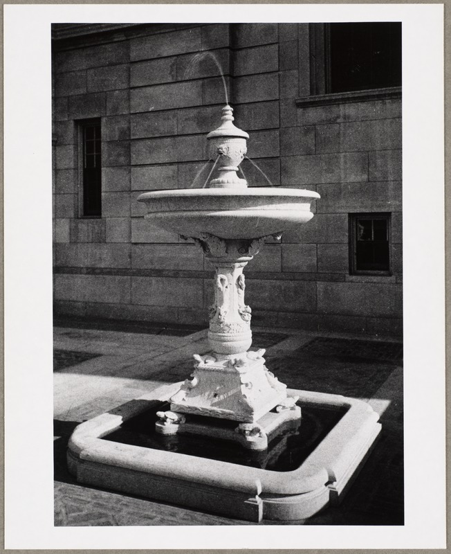 Fountain, town hall - Digital Commonwealth