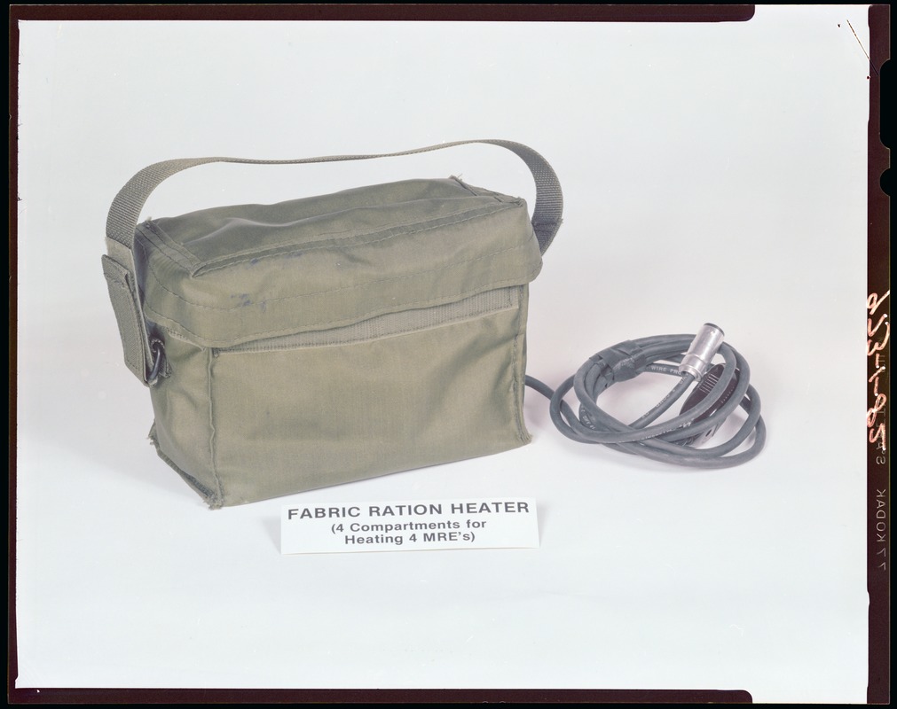 Fabric ration heater (4 compartments for heating 4 MRE's) - Digital ...