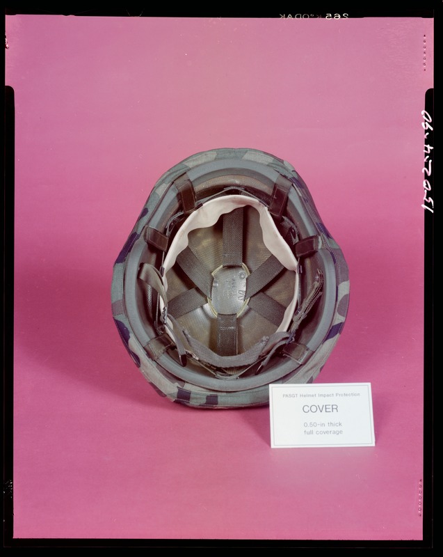 PASGT helmet impact protection, cover - Digital Commonwealth