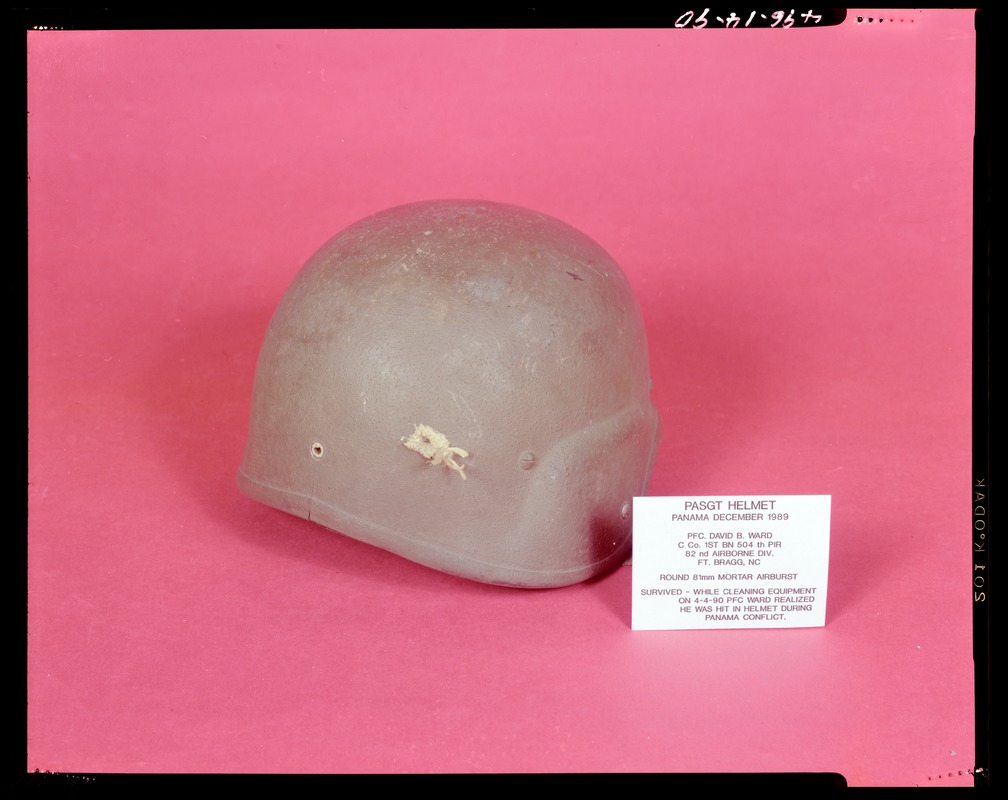 PASGT helmet - Digital Commonwealth