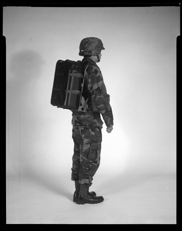 Uniform and water container - Digital Commonwealth