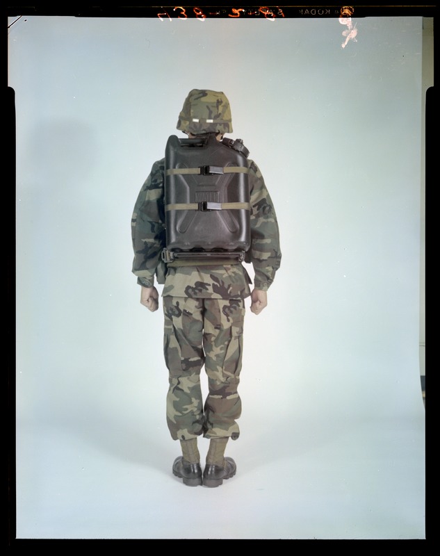 Uniform and water container - Digital Commonwealth