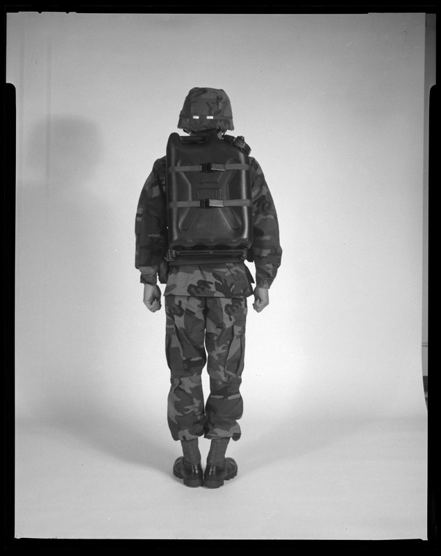 Uniform and water container - Digital Commonwealth