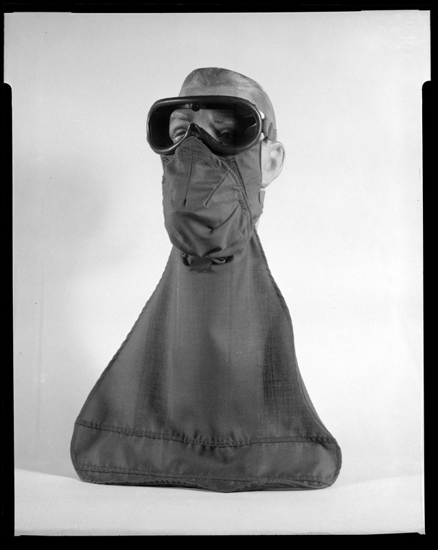 Face mask, combat vehicle crewmen's flame, dust, wind, and ...