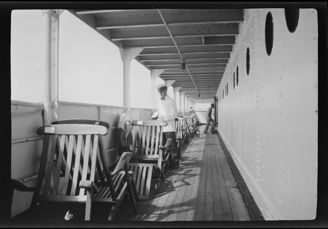 S. S. American Trader at sea - Digital Commonwealth