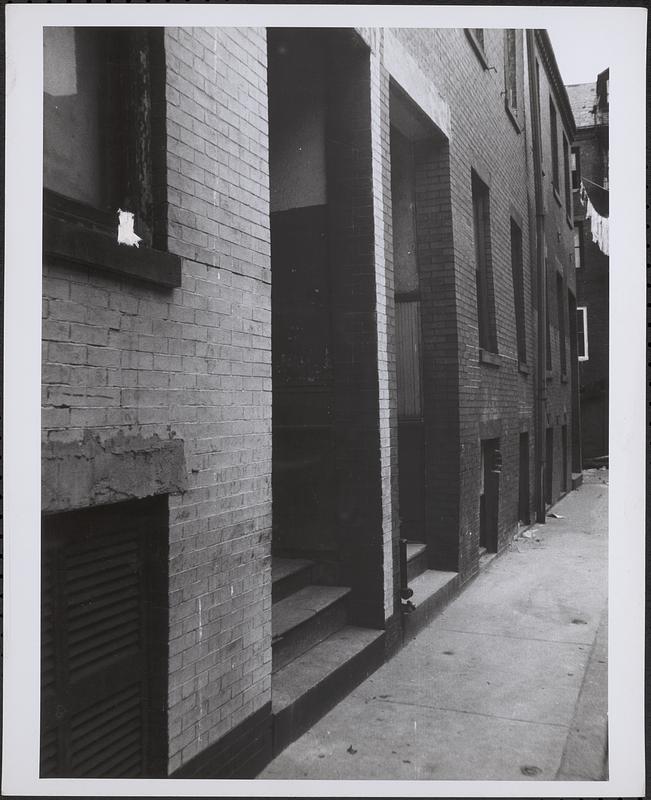 Brick row houses, Boston - Digital Commonwealth