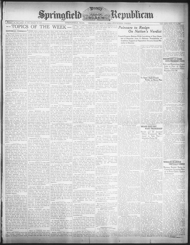 Springfield Weekly Republican - Digital Commonwealth