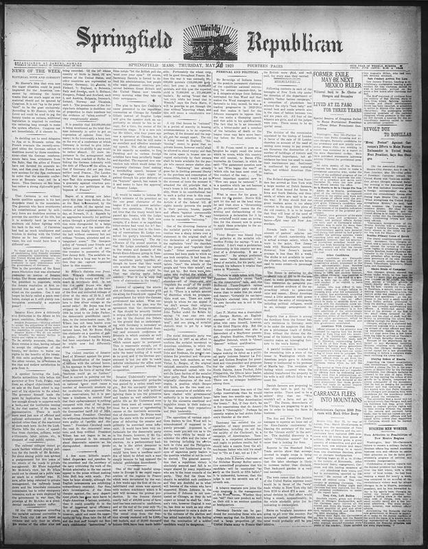 Springfield Weekly Republican - Digital Commonwealth