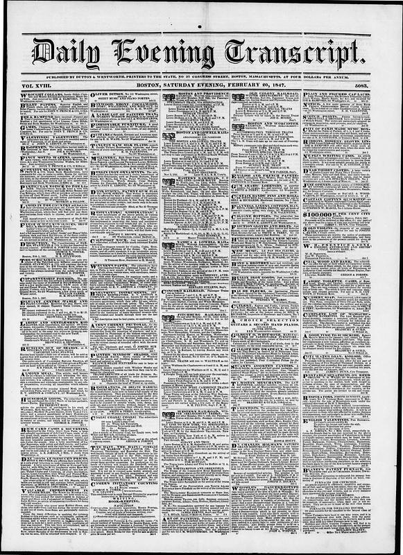 Daily Evening Transcript - Digital Commonwealth