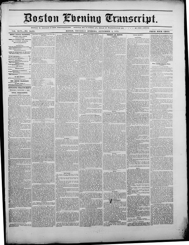 Boston Evening Transcript - Digital Commonwealth