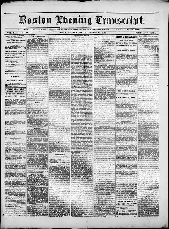 Boston Evening Transcript - Digital Commonwealth
