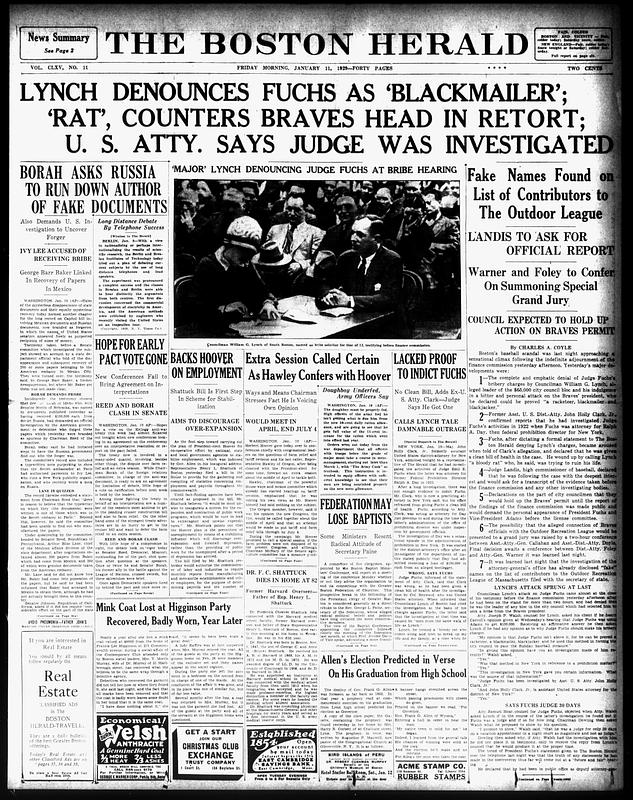Boston Herald. January 11, 1929 - Digital Commonwealth