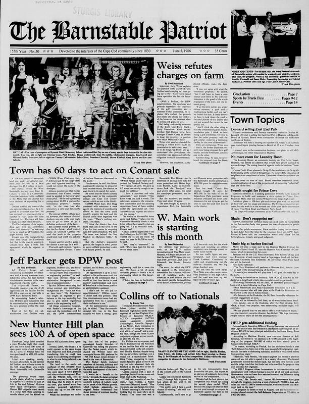 Barnstable Patriot. June 05, 1986 - Digital Commonwealth