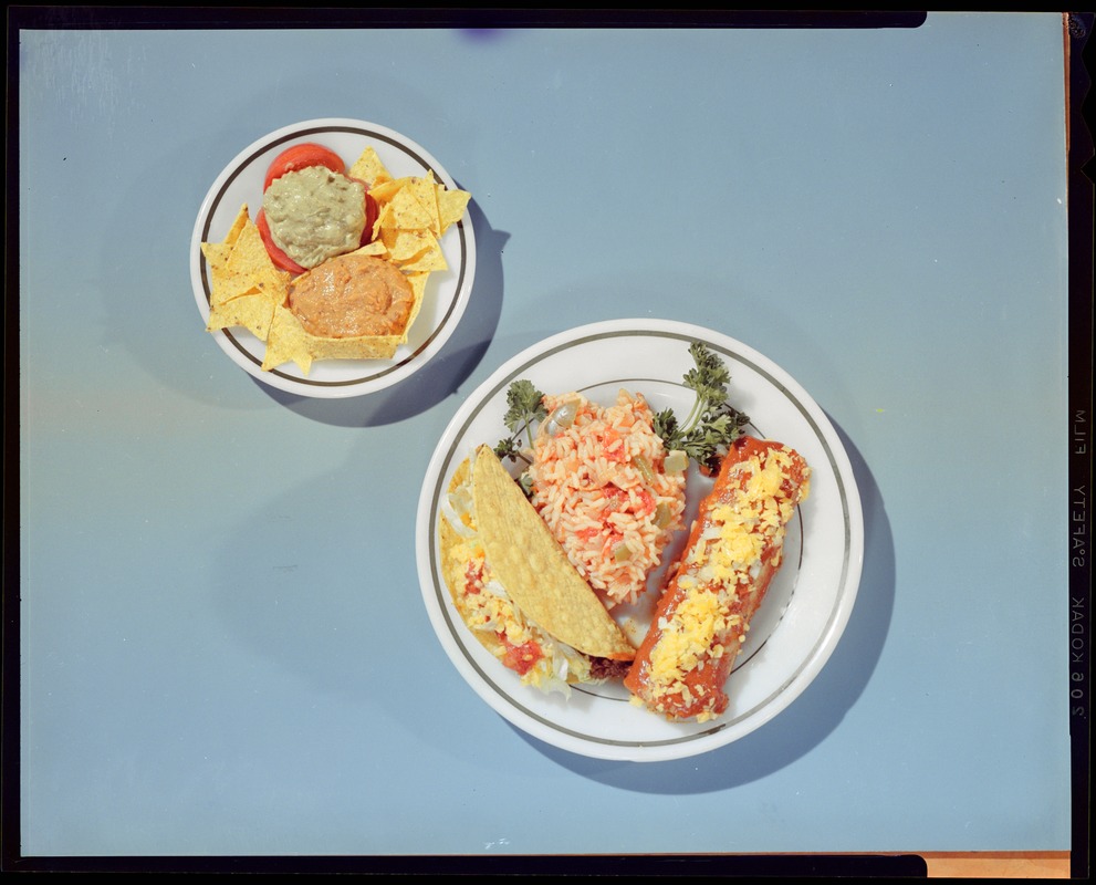 FEL, food, recipe service, tacos, rice + salad - Digital Commonwealth