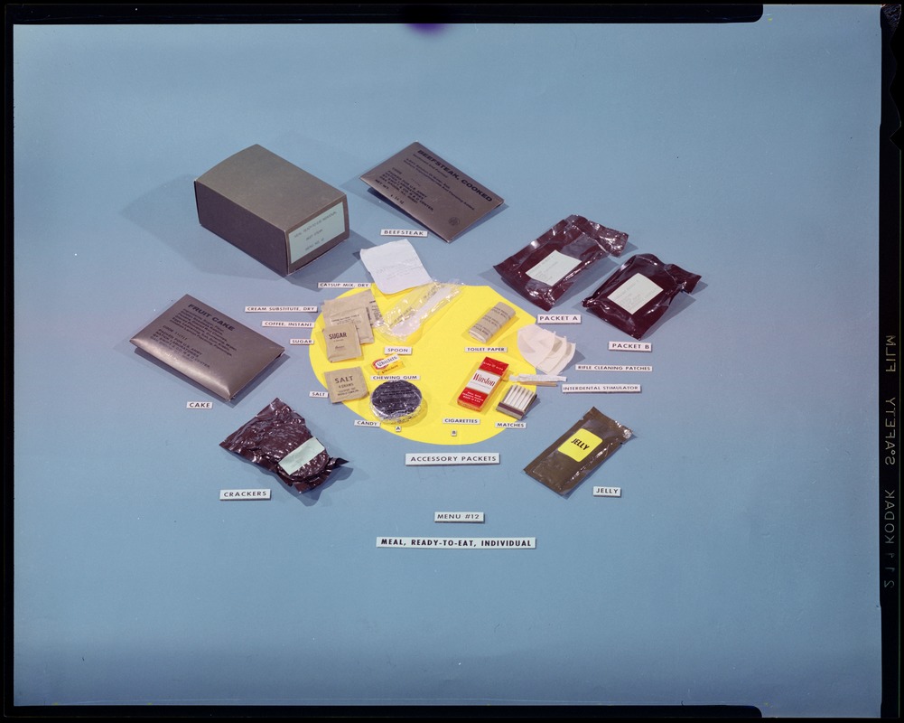 Meal, ready-to-eat, individual, menu #12 - Digital Commonwealth