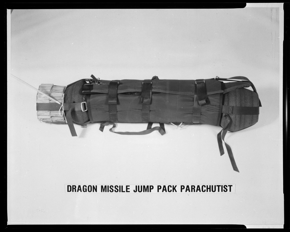 Dragon missle jump pack parachutist - Digital Commonwealth