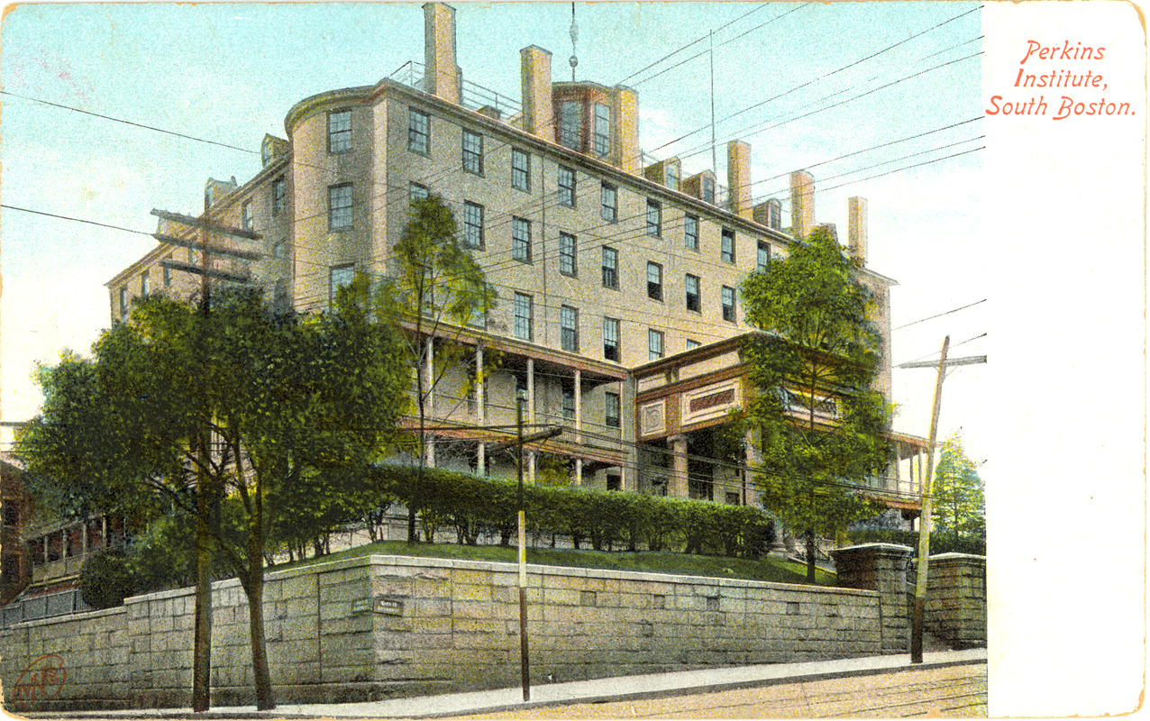 Side view of Perkins Institute - Digital Commonwealth