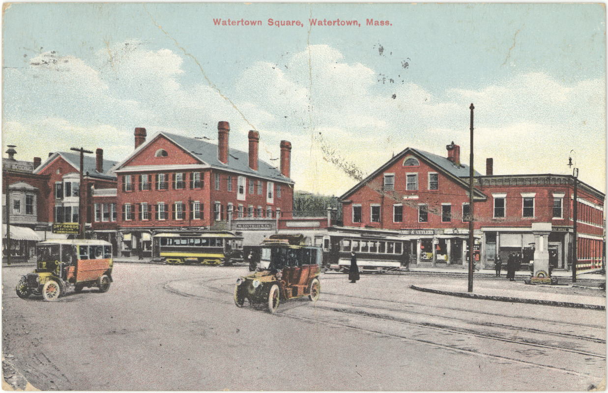 Watertown Square, Watertown Mass. - Digital Commonwealth