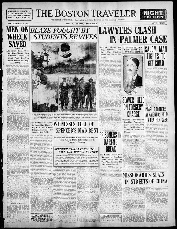 The Boston Traveler. November 17, 1911 - Digital Commonwealth
