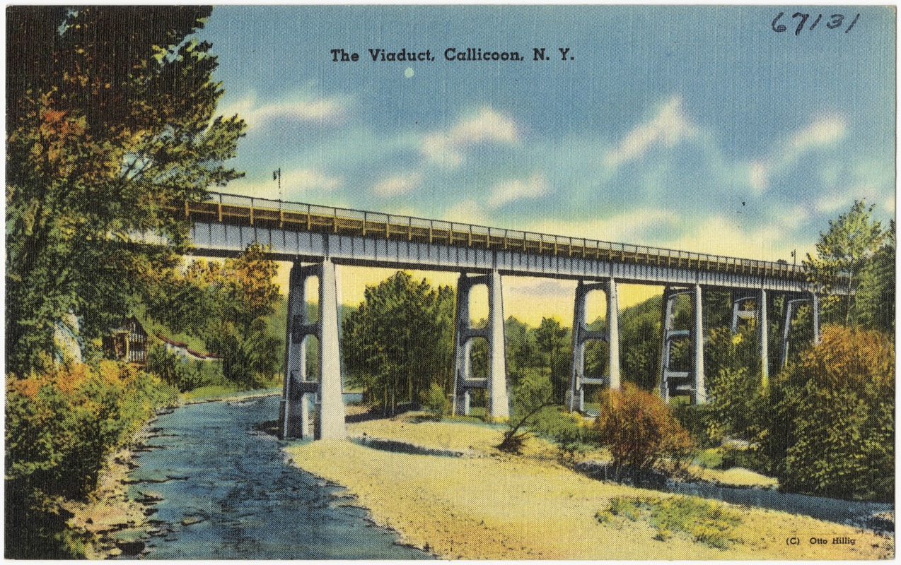 The viaduct, Callicoon, N. Y. - Digital Commonwealth
