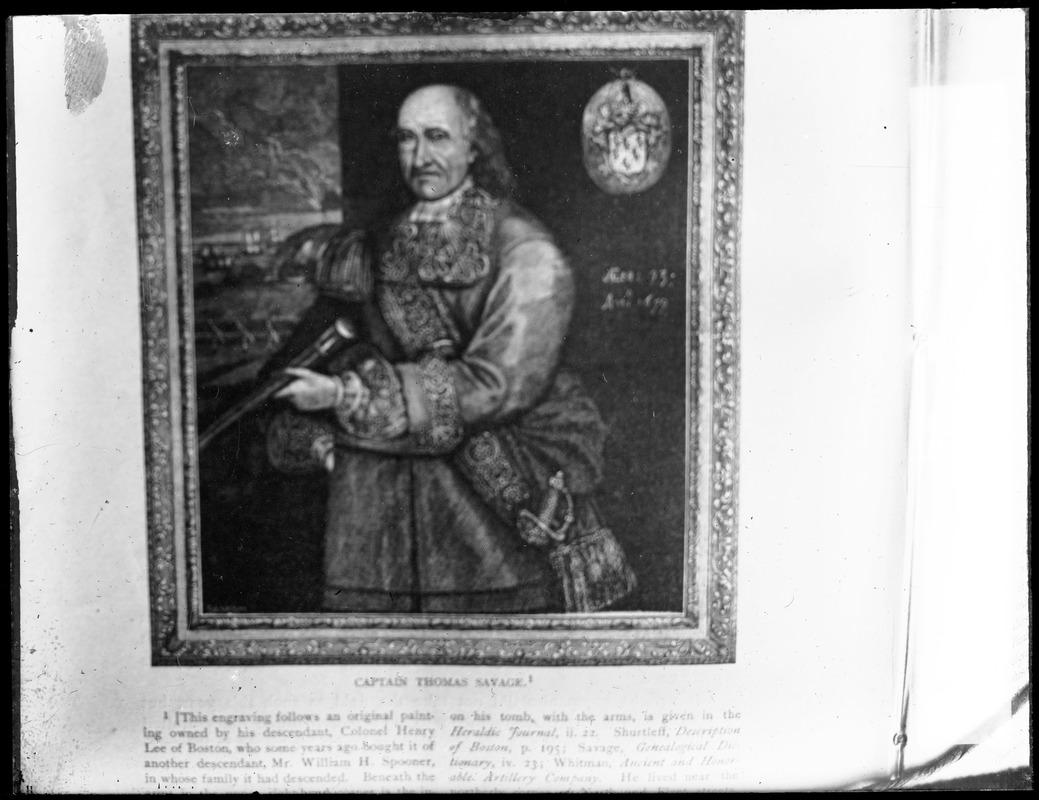Capt. Thomas Savage - Digital Commonwealth