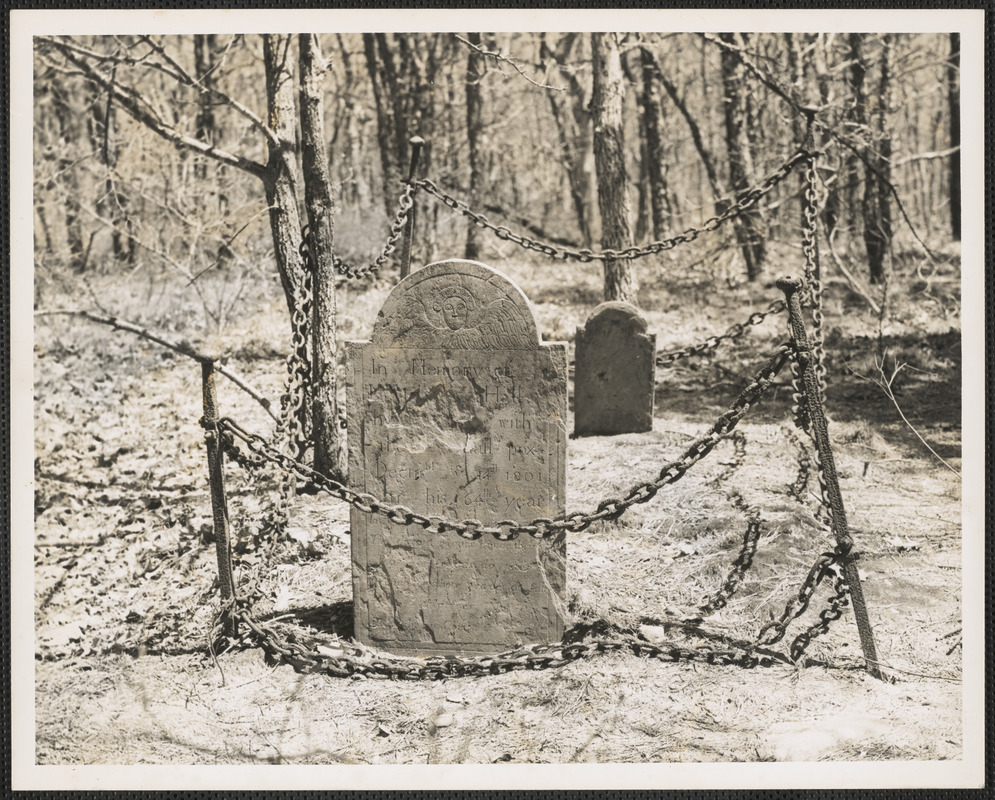 Taylor Hall Smallpox Cemetery - Digital Commonwealth