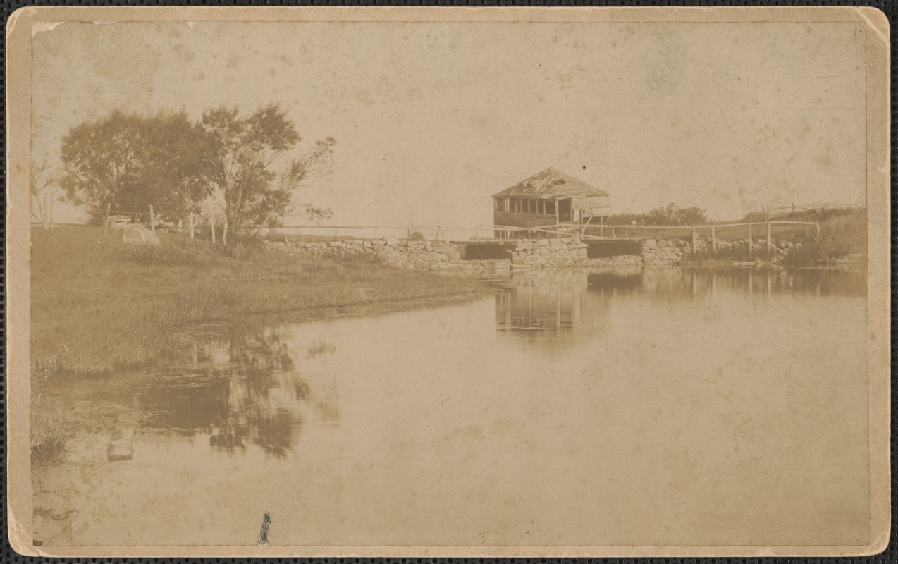 Mill Lane and bridge - Digital Commonwealth