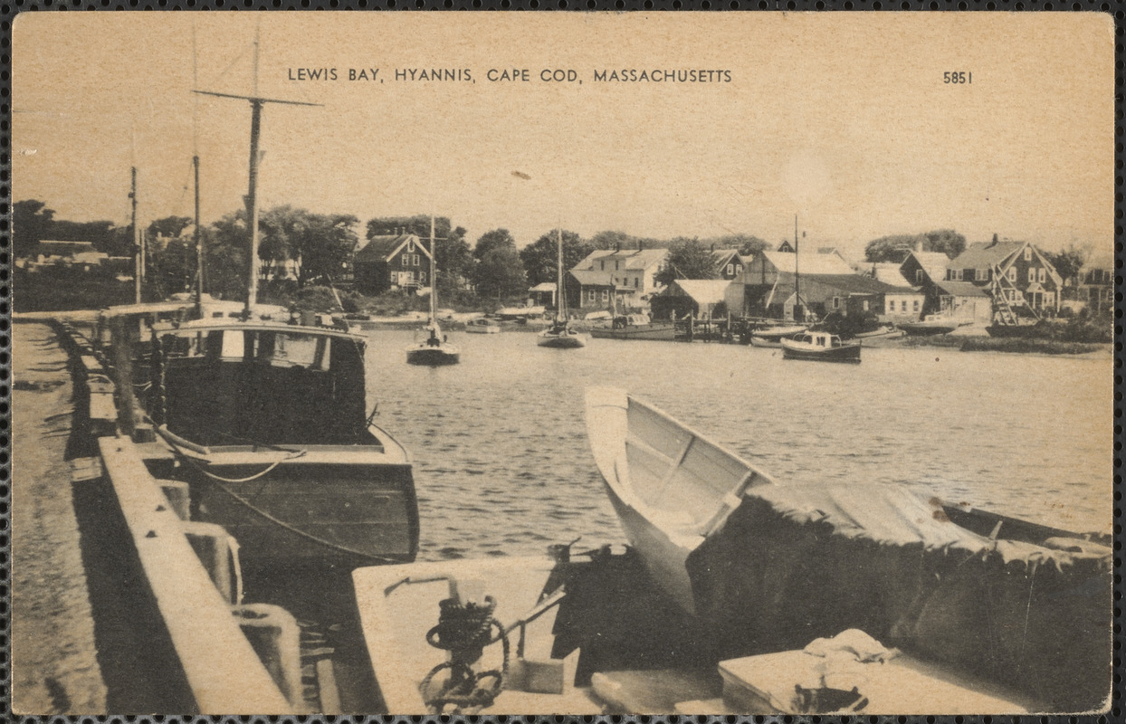 Lewis Bay, Hyannis, Cape Cod, Massachusetts - Digital Commonwealth