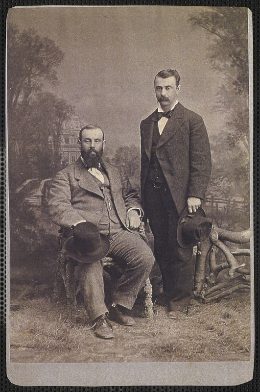 Brothers: Barnabas C. Howes (on left) and Cyrus Howes (on right ...