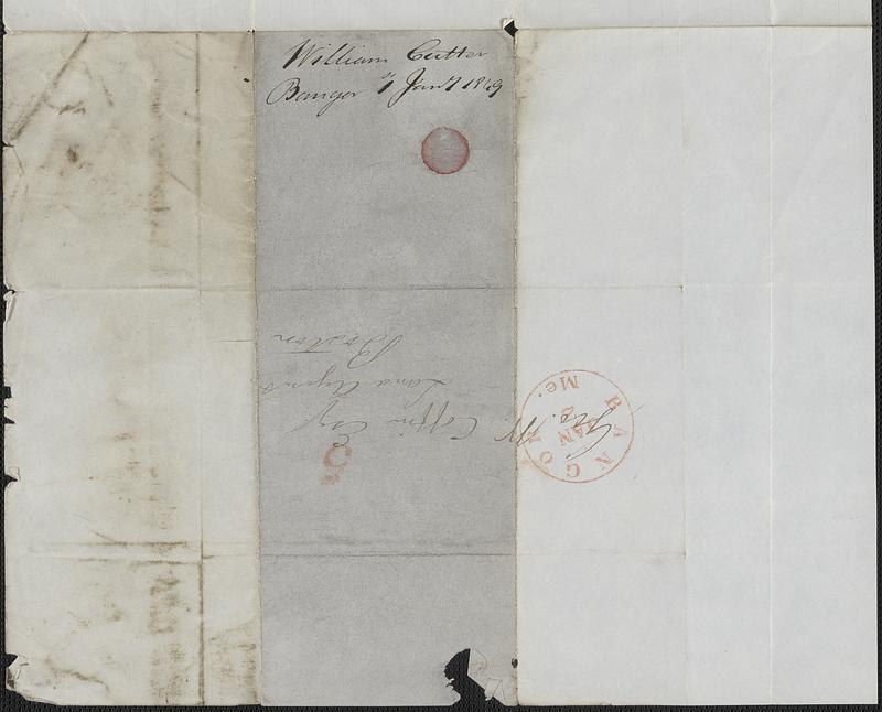 William Cutter to George Coffin, 1 January 1849 - Digital Commonwealth