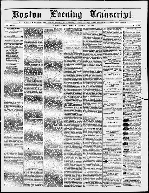 Boston Evening Transcript - Digital Commonwealth
