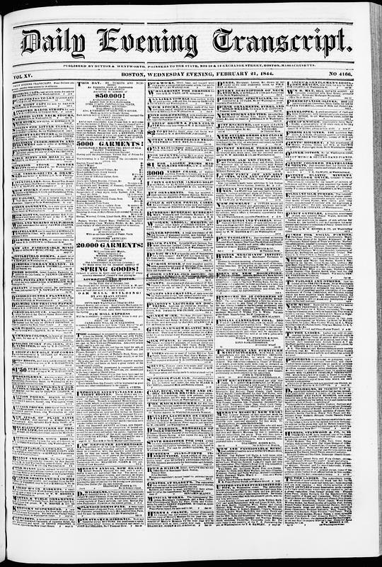 Daily Evening Transcript - Digital Commonwealth