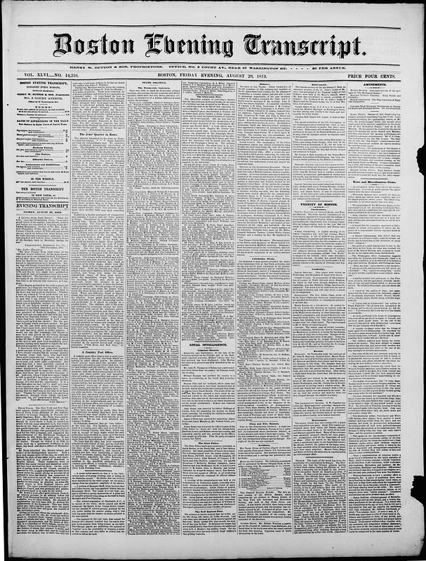 Boston Evening Transcript - Digital Commonwealth