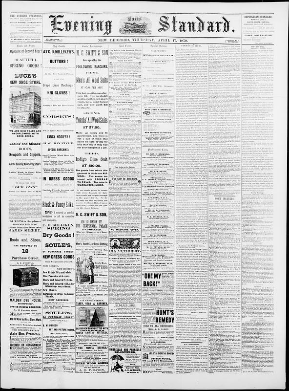 Evening Standard. April 17, 1879 - Digital Commonwealth