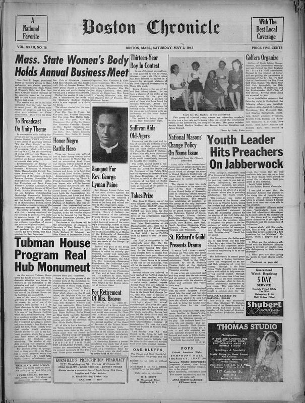 Boston Chronicle. May 03, 1947 - Digital Commonwealth
