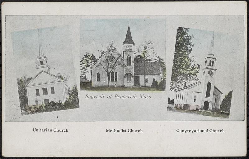 Three Pepperell churches - Digital Commonwealth
