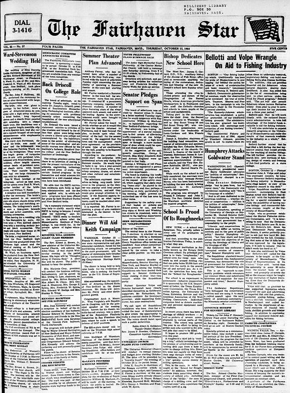The Fairhaven Star. October 15, 1964 - Digital Commonwealth