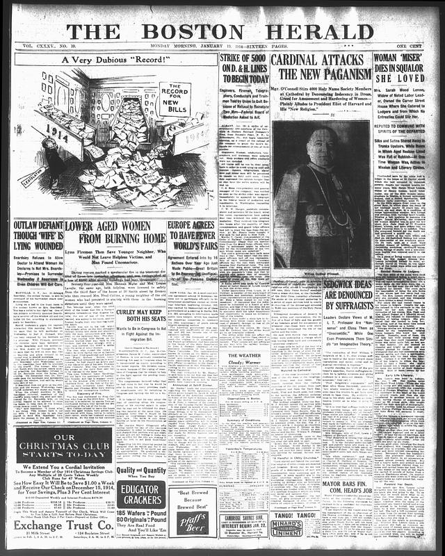 The Boston Herald. January 19, 1914 - Digital Commonwealth