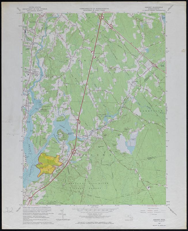 Assonet Quadrangle Massachusetts - Digital Commonwealth