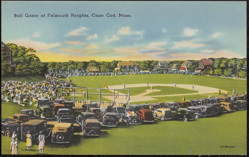 Ball Game at Falmouth Heights, Cape Cod, Mass. - Digital Commonwealth