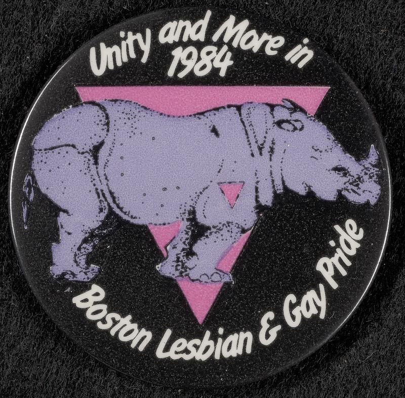 1984 Boston Lesbian & Gay Pride Unity button - Digital Commonwealth