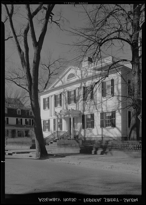 Assembly House, Federal Street, Salem: exterior, Autumn - Digital ...