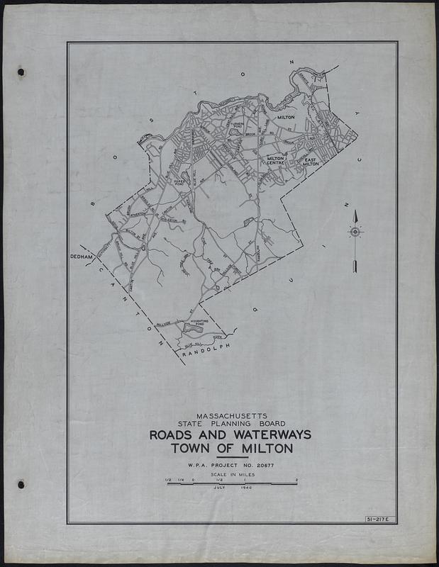 Roads and Waterways Town of Milton - Digital Commonwealth