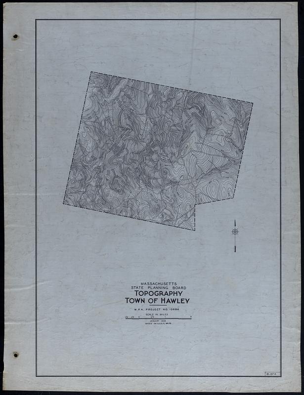 Topography Town of Hawley - Digital Commonwealth