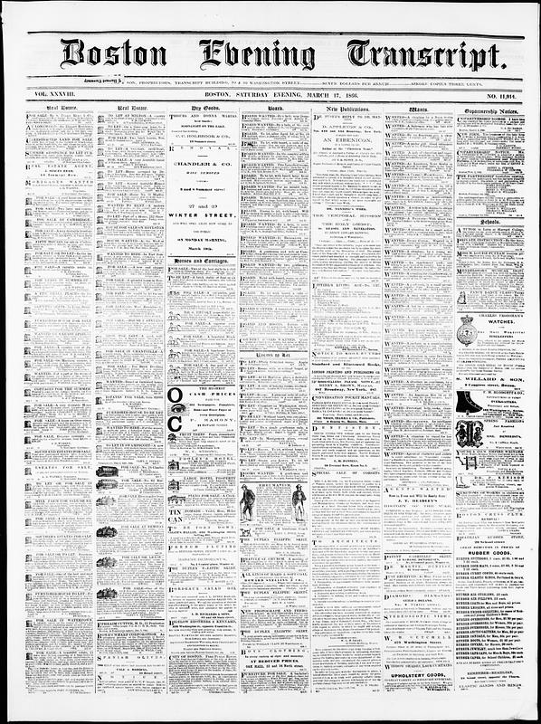 Boston Evening Transcript - Digital Commonwealth