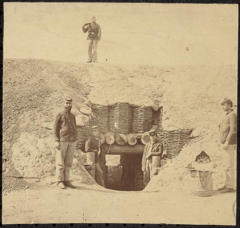 Powder magazine on the lines - Digital Commonwealth