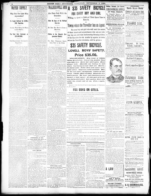 Boston Daily Traveller. September 03, 1890 - Digital Commonwealth