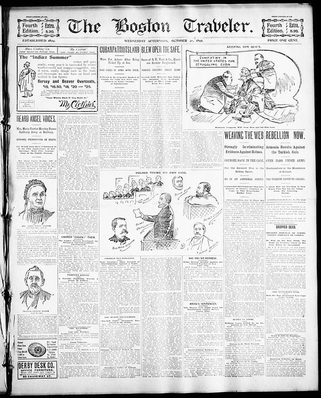 The Boston Traveler. October 30, 1895 - Digital Commonwealth