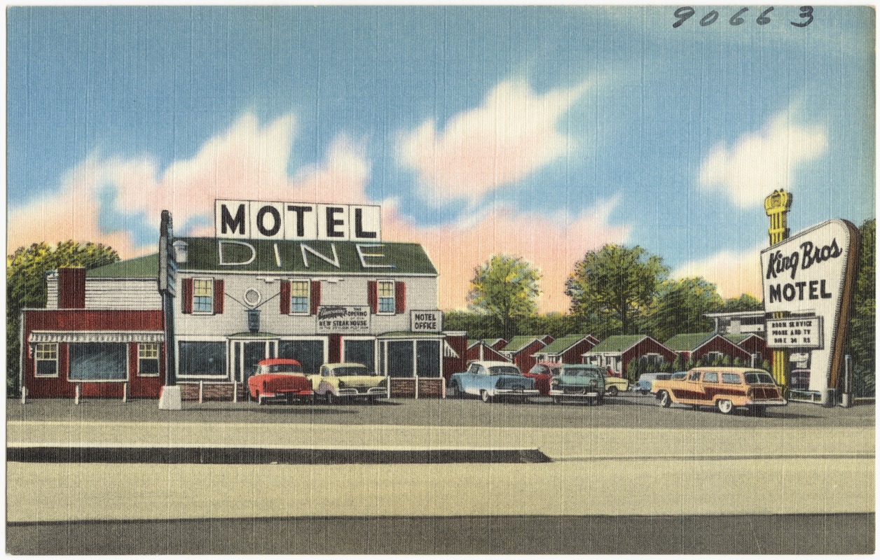 King Bros. Motel, Inc. Clayton Rd. and Lindbergh, St. Louis 24, Mo ...