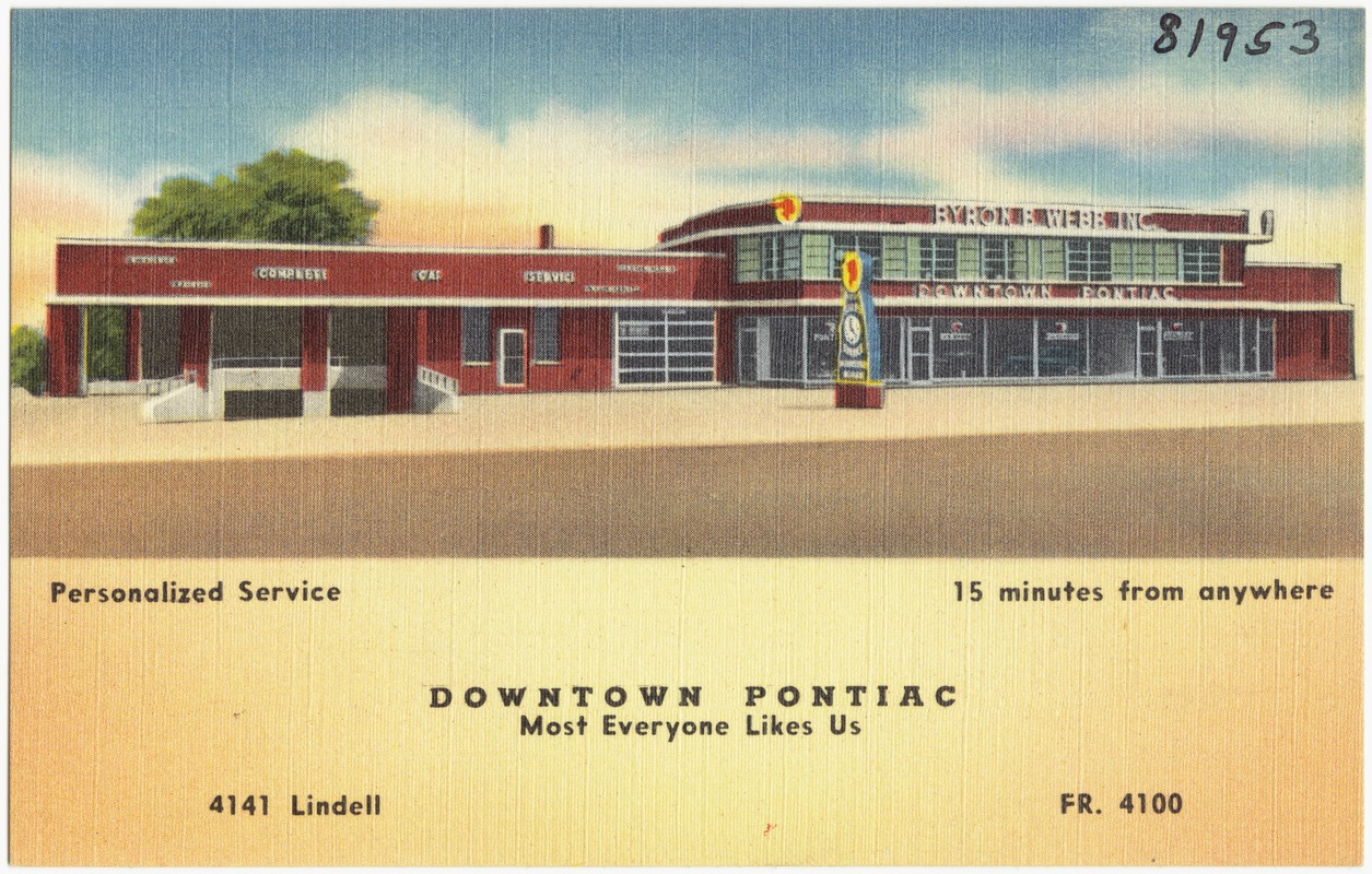 Downtown Pontiac. Most everyone likes us - Digital Commonwealth